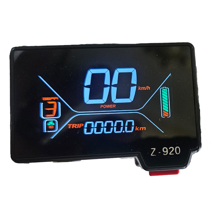2000w LED Speedometer Screen with Twist Throttle – Blaze Scooters